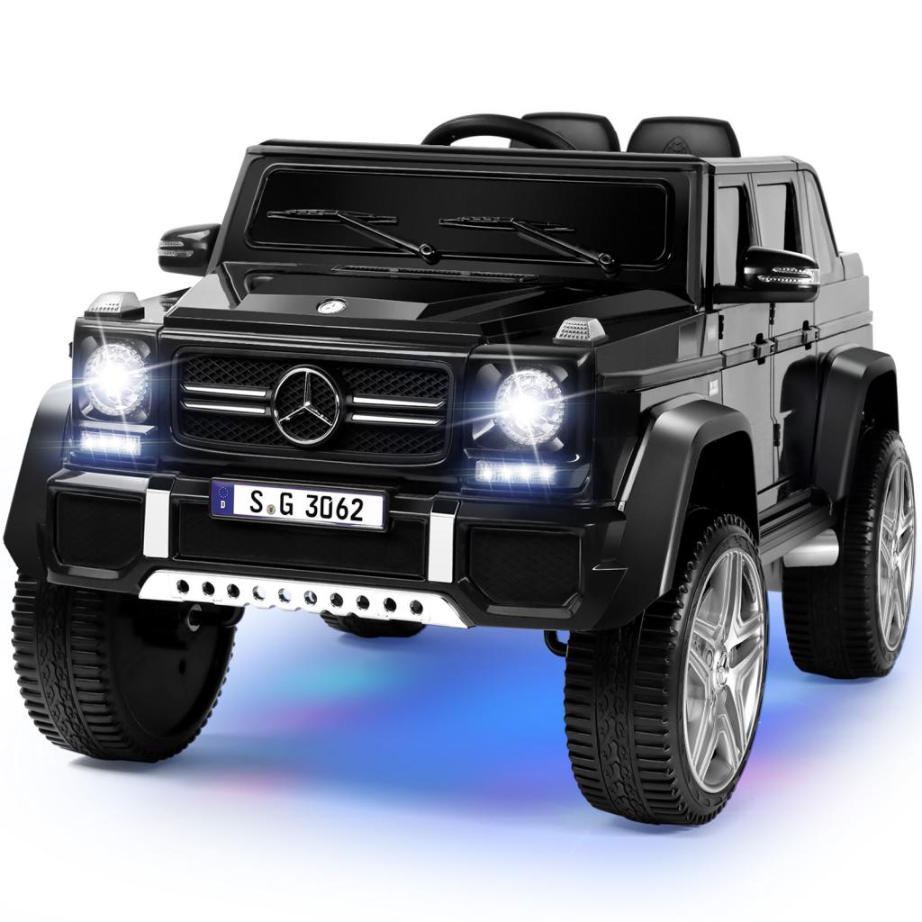 12V Kids Ride On Cars Lighted Toy Electric Car Licensed Mercedes-Benz